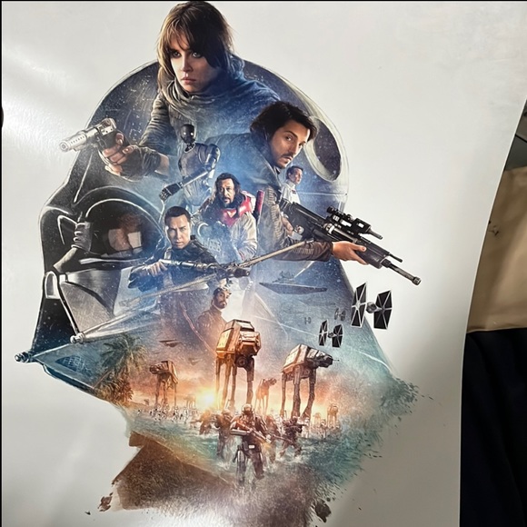 Accessories | Star Wars Rogue One Atats Walking Chars Poster | Poshmark